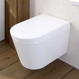 Villeroy & Boch Villeroy & Boch Embrace Wand-Dusch-WC mit WC-Sitz, V26EM101,