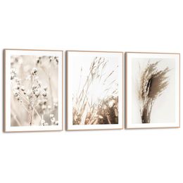 Reinders! Bilderset, Holz, 90x40x2 cm, Bilder und Zubeh&ouml;r, Wandbilder, Bilderset