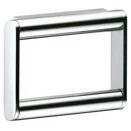 KEUCO PLAN Toilettenpapierhalter, diebstahlgesichert, schwenkbar, 14961170000, Farbe: Aluminium silber-eloxiert/verchromt
