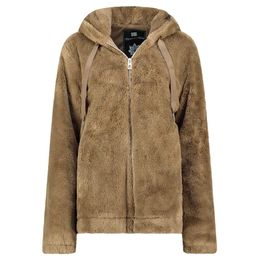 Geographical Norway Fleecejacke "Urose" in Camel - 76% | Gr&ouml;&szlig;e L | Damenjacken
