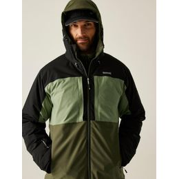 Regatta &Uuml;bergangsjacke "Maland" in Gr&uuml;n/ Schwarz - 77% | Gr&ouml;&szlig;e M | Herren-plussize