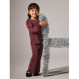 name it Schlag-Leggings "Roisin" in Rot - 50% | Gr&ouml;&szlig;e 128 | Kinderhosen
