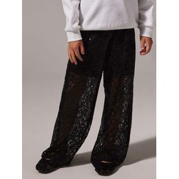 name it Spitzen-Hose "Rokia" in Schwarz - 59% | Gr&ouml;&szlig;e 146 | Kinderhosen