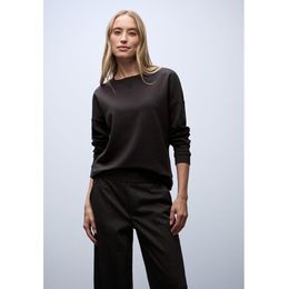 Street One Sweatshirt in Braun - 40% | Gr&ouml;&szlig;e 36 | Damen-sweatshirts-jacken
