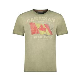 Canadian Peak Shirt "Japoreak" in Khaki - 46% | Gr&ouml;&szlig;e M | Herren-plussize