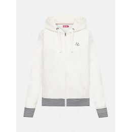 Derbe Sweatshirt in Creme/ Schwarz - 60% | Gr&ouml;&szlig;e XL | Damen-sweatshirts-jacken