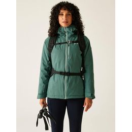 Regatta &Uuml;bergangsjacke "Highton Stretch" in Gr&uuml;n - 75% | Gr&ouml;&szlig;e 38 | Damenjacken
