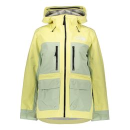 The North Face Ski-/ Snowboardjacke "Dragline" in Gelb/ Gr&uuml;n - 70% | Gr&ouml;&szlig;e M | Damen-outdoorjacken