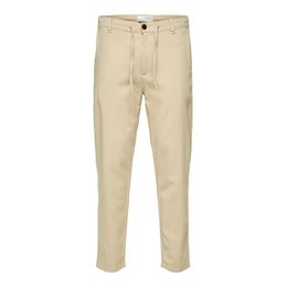 Selected Chino Pants 'SLHBrody' male Beige size L