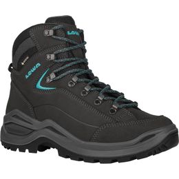 Lowa Renegade Evo Mid Wide Wanderschuhe Damen - grau - Gr. 38 - Nubukleder