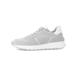 Gabor Leder-Sneakers in Grau - 56% | Gr&ouml;&szlig;e 37 | Damen-sneakers