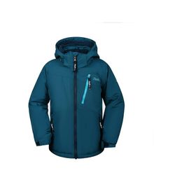 Peek U Ski-/ Snowboardjacke "Arrow" in T&uuml;rkis - 60% | Gr&ouml;&szlig;e 110 | Kinder-outdoor-jacken