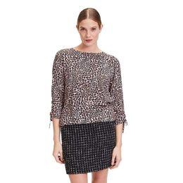Cartoon Bluse in Schwarz/ Beige - 89% | Gr&ouml;&szlig;e 38 | Damen-blusen