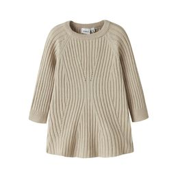 name it Strickkleid "Rikine" in Beige - 51% | Gr&ouml;&szlig;e 110 | Kinderkleider