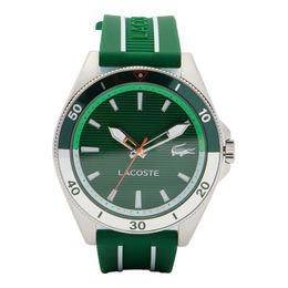 Lacoste Uhr 'Mainsail' Herren Gr&ouml;&szlig;e One Size smaragd / silber