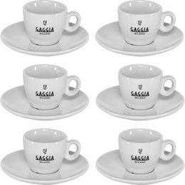 Gaggia Milano Espressotassen Set 6 St&uuml;ck