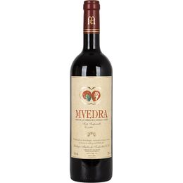 Bodegas Muelas Muedra Tempranillo 2008 Trocken - Viñedo Almendrera, ubicada al pie del Río Duero a su paso Tordesillas. Ladera orientada norte con su