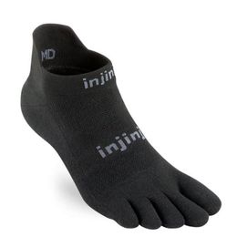injinji Run Lightweight No Show Bekleidung Unisex schwarz