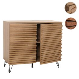 Mendler Kommode HWC-M49, Schrank Sideboard Highboard, 3D-Design Stauf&auml;cher, MDF Metall 85x95x45cm ~ Variante 105436+105437