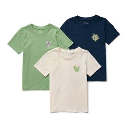 Tchibo - 3 Kinder-T-Shirts - Herren - Gr. 86/92 - dunkelblau