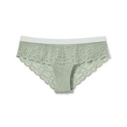 Tchibo - Spitzen-Panty - Damen - Gr. S - gr&uuml;n