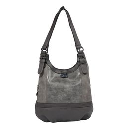 Tom Tailor Shopper 'Juna' Damen Gr&ouml;&szlig;e One Size grau / dunkelgrau