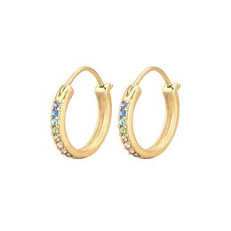 Elli Earrings 'Regenbogen' female Gold size One Size