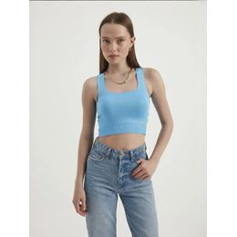 Hiccup Stricktop Damen Gr&ouml;&szlig;e M/L hellblau