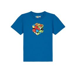 watabout.kids T-Shirt 'Pixel Zauberw&uuml;rfel' Jungen Gr&ouml;&szlig;e 152/158 royalblau