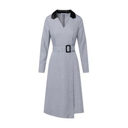 Quiosque Kleid Damen Gr&ouml;&szlig;e 46 grau Winterkleid
