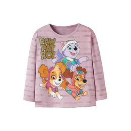 name it Shirt 'NMFJannet Paw' girl size 110 Gold / Orange / Rose / White