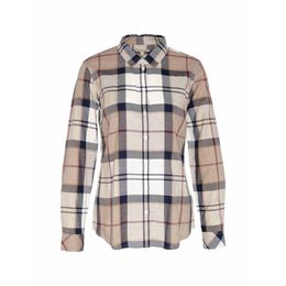 Barbour Bluse 'Bredon' Damen Gr&ouml;&szlig;e S beige / nachtblau / hellblau / offwhite