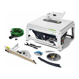 FESTOOL TKS 80 EBS Tischkreiss&auml;ge mit integriertem SawStop-System und leistungsstarkem Motor f&uuml;r pr&auml;zises S&auml;gen von Holzwerkstoffen, 575781)