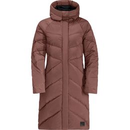 Jack Wolfskin Marienplatz Coat Damen Daunenmantel dunkelbraun XL - Damenjacken