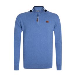 Jacey Quinn Pullover Herren Gr&ouml;&szlig;e S blau / braun / schwarz / wei&szlig;