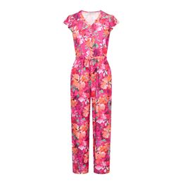 Quiosque Jumpsuit Damen Gr&ouml;&szlig;e S tanne / dunkelorange / rosa / dunkelpink