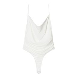 Bershka Shirt Bodysuit female White size S