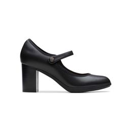 Clarks Leder-Spangenpumps in Schwarz - 58% | Größe 38 | Pumps