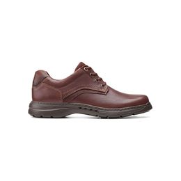 Clarks Leder-Schnürschuhe "Brawley Pace" in Braun - 64% | Größe 40 | Herren-schnuerschuhe