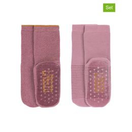 Lässig Lässig 2er-Set: ABS-Socken in Rosa - 35% | Größe 15-18 | Babysocken-strumpfhosen