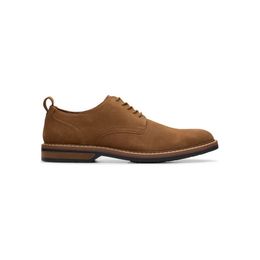 Clarks Leder-Schnürschuhe "Aldwin" in Hellbraun - 43% | Größe 40 | Herren-schnuerschuhe