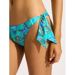 Seafolly Bikini-Hose in T&uuml;rkis - 61% | Gr&ouml;&szlig;e L | Damen-bademode