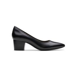 Clarks Leder-Pumps in Schwarz - 53% | Größe 41 | Pumps
