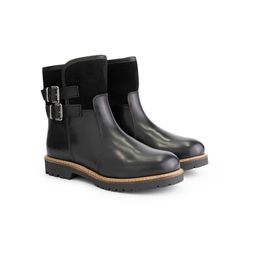TRAVELIN' Leder-Boots "Hestnes" in Schwarz - 49% | Größe 38 | Damen-stiefel