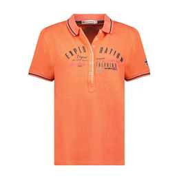 Geographical Norway Poloshirt in Orange - 61% | Gr&ouml;&szlig;e L | Damen-tops