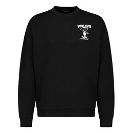 Sublevel Sweatshirt in Schwarz - 58% | Gr&ouml;&szlig;e S | Herren-plussize