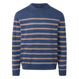 Maerz Muenchen Wollpullover in Dunkelblau - 65% | Gr&ouml;&szlig;e 56 | Herren-plussize