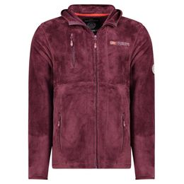 Geographical Norway Fleecejacke "Upload" in Bordeaux - 58% | Gr&ouml;&szlig;e XXL | Herren-pullover-sport