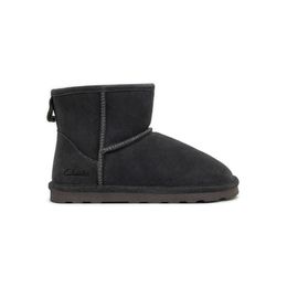 Clarks Leder-Winterboots in Grau - 52% | Größe 37 | Damen-stiefel