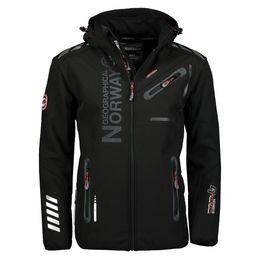 Geographical Norway Softshelljacke "Royaute" in Schwarz - 69% | Gr&ouml;&szlig;e S | Herren-outdoorjacken